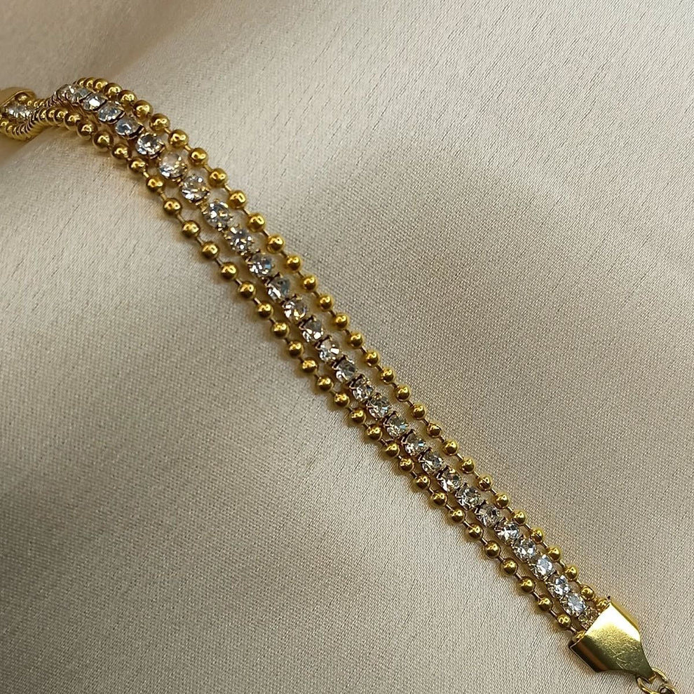 Anti Tarnish Chain Layered Bracelet | Bani Jewels